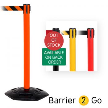 Retractable Belt Barrier Stands at Barrier2Go