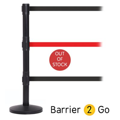 Triple Retractable Belt Barrier Stand 3.4m & 3.9m | Barrier 2 Go
