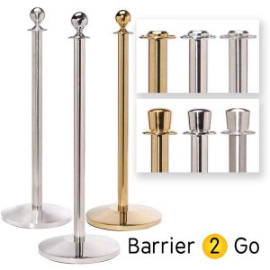 Post & Rope Barrier Stanchions | Barrier 2 Go